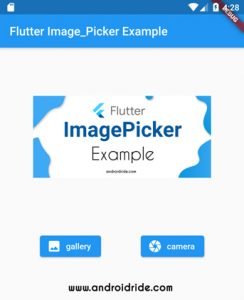 3 Image Picker Examples In Flutter With Tutorial - AndroidRide