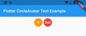 6 Flutter Circle Avatar Widget Examples With Tutorial - AndroidRide